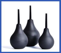 China Easy Squeeze Enema Bulb Flexible Tip Anal Silicone Douche Bpa Phthalates Free for sale