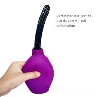 China 224ML Flexible Enema Bulb Kit Clean Anal Silicone Douche For Men Women for sale