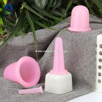 China Chinese Anti Cellulite Fat Reducing Facial Cupping Cup 4 Pieces Cupping Therapy Body Massage Silicone Cupping Set for sale