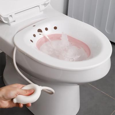 China Sitz Bath,Hip Bath For Toilet Seat – Perfect For Postpartum Care & Designed For Soothing And Relieving Perineal for sale
