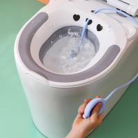 China Sitz Bath With Thermometer For Toilet Seat  Hemorrhoids Treatment, Postpartum Care, Collapsible Yoni Steam Kit For Women for sale