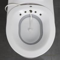 China Universal Squat Free Toilet Sitz Bath Seat For Perineal Soaking Postpartum Care Elderly Hemorrhoid for sale
