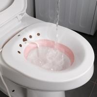 China Universal Squat Free Toilet Sitz Bath Seat For Perineal Soaking Postpartum Care Elderly Hemorrhoid for sale