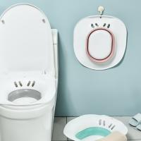 China Universal Squat Free Toilet Sitz Bath Seat For Perineal Soaking Postpartum Care Elderly Hemorrhoid for sale