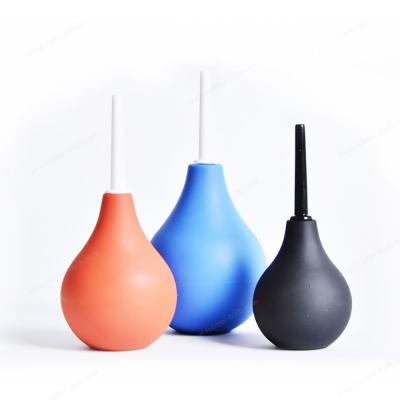 China Enema Bulb Silicone Enema Syringe Anal Sprayer for Anal and Vaginal Cleaning Enema Douche Bottle for Women Men Couples for sale