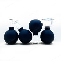 China 15/25/35/55mm Blue 4PCS Gift Package Silicone Cupping Massage Set Suction Cupping Set Cups Vacuum Cupping Therapy for sale
