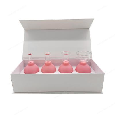 China 4 pcs different size Therapy Massage Sets Anti Cellulite Silicone Massage Cups For Facial Body Massage,Muscle Relaxation for sale
