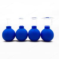 China Silicone Vacuum Suction Face Massage Cups Anti Cellulite Lymphatic Therapy Cupping Set for sale