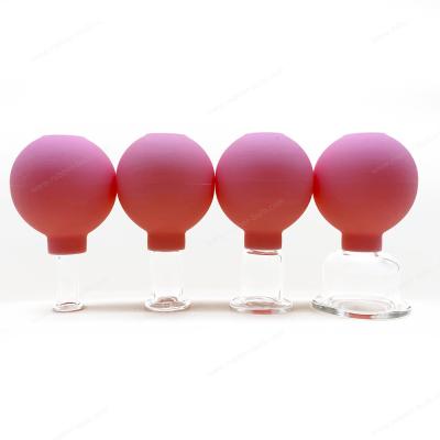 China 4 Pcs Medical Vacuum Silicone Massage Cup 15mm 25mm 35mm 55mm for sale