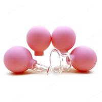 China 4 Pcs Reusable Silicone Manual Massage Suction Cups For Cellulite for sale