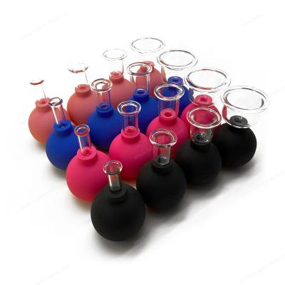 China Pull Out Vacuum Apparatus Massage Cupping Hijama Cups Anti Cellulite 4 Pcs for sale