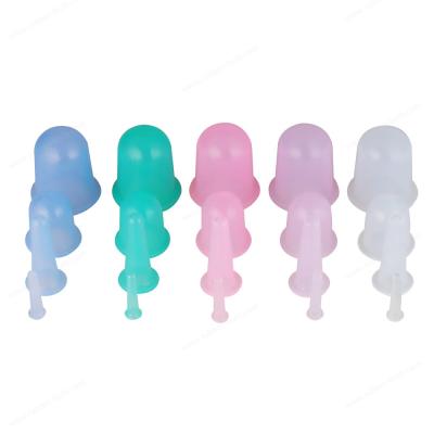 China Silicone Therapy Massage Facial Cupping Set Anti Aging For Face Eyes Fascia for sale