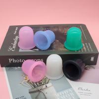 China 4 Pcs different size High Quality Silicone Cupping Cups Vacuum Cupping Massage Hijama Set Silicone Cupping Set for sale