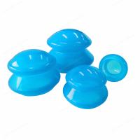China Jar Silicone Massage Cups Vacuum Cupping glasses Body Massager Face sucker ventouse Anti Cellulite Suction Cup for sale