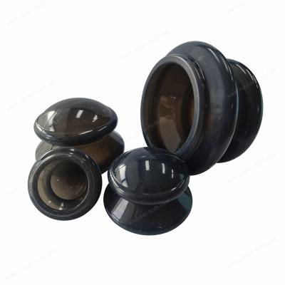 China Jar Silicone Massage Cups Vacuum Cupping glasses Body Massager Face sucker ventouse Anti Cellulite Suction Cup for sale
