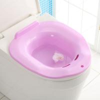 China Foldable Squat Free Sitz Bath, Discreet Over The Seat Sitz Bath to Treat Postpartum Wounds, Hemorrhoids, Perineal Care for sale