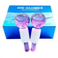 China Face Ion Ems Ice Globe Facial Massager Fraicheur Ice Globes Roller Ball Facial Ice Globes for sale