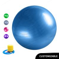 China Customized Logo Anti Burst Exercise Yoga Ball , Rhythmic Gymnastics Ball for sale