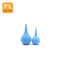 China Air Blower Pump Dust Cleaner Rubber Suction Ear Syringe Bulb Blue color for sale