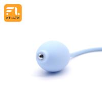 China Light Blue Blood Pressure Pump Bulb Medical Grade PVC Clear Good Elasticity for sale