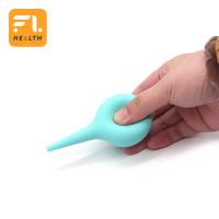 China Ear Bulb Syringe 30ml Soft Rubber Hand Ear Washing Squeeze Bulb For Kids, Adults,Pet, Blue, Orange for sale