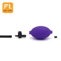 China Blood Pressure Latex Bulb Replacement Inflation Bulb Pump Hand Squeeze Sphygmomanometer Bulb with Air Release Valve for sale