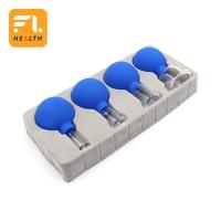 China 2 Pcs Silicone Massage Cupping Anti Cellulite Set Facial Vacuum Suction Cups Multiple Uses For Muscle Knee Pain for sale