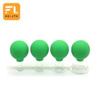 China 4 pcs Suction Silicon Facial Cupping Sets Vacuum Therapy Massage Cupping Anti Cellulite Silicone Face Cupping Cups for sale