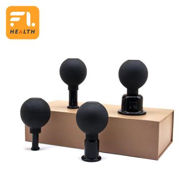 China 2 Pieces Glass Facial Cupping Set For Beauty Massage for sale