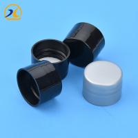 China Black PP 20mm Screw Cap , Non Spill Plastic Bottle Lid for sale
