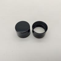 China Black PP 20mm Screw Cap , Non Spill Plastic Bottle Lid for sale