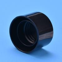 China Black 20mm Screw Cap , Smooth Closure Plastic Bottle Lid for sale