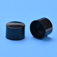 China Black 20mm Screw Cap , Smooth Closure Plastic Bottle Lid for sale
