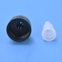 China 20mm Polypropylene Lid , Ribbed Closure Squeeze Bottle Cap for sale