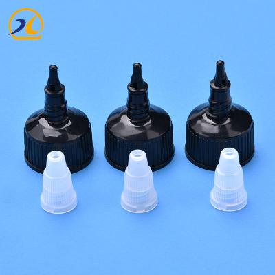 China 20mm Polypropylene Lid , Ribbed Closure Squeeze Bottle Cap for sale