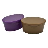 China Oval Shape Shampoo Bottle Cap , 22mm Flip Top Closures for sale