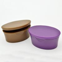 China Oval Shape Shampoo Bottle Cap , 22mm Flip Top Closures for sale
