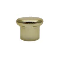 China 30.4mm Height 24/415 Plastic Flip Top Cap Electroplating Crown Shape for sale
