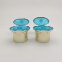 China 30.4mm Height 24/415 Plastic Flip Top Cap Electroplating Crown Shape for sale