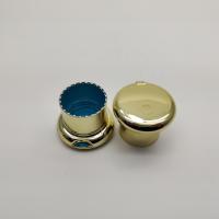 China 30.4mm Height 24/415 Plastic Flip Top Cap Electroplating Crown Shape for sale