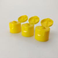 China Screw Lock 20/415 PP Plastic Flip Top Cap For Shampoo Products for sale
