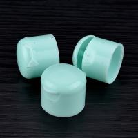 China Light Green PP Reusable Round Screw Cap , 20/410 Flip Top Cap for sale