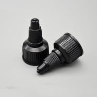 China 20mm Polypropylene Lid , Ribbed Closure Squeeze Bottle Cap for sale