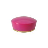 China Electroplating 53/410 Plastic Jar Lid With Golden Side for sale