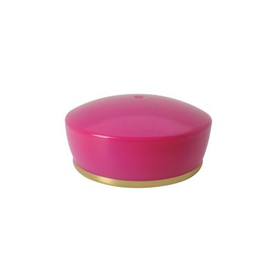 China Electroplating 53/410 Plastic Jar Lid With Golden Side for sale