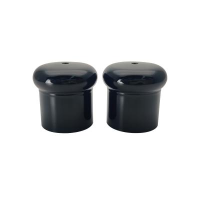 China Black 20/415 Plastic Screw Cap With Mushroom Shape for sale