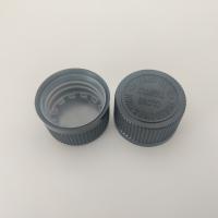 China Grey Plastic Screw Lock 28mm Child Resistant Cap For Medicine Bottle for sale