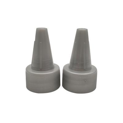 China Leakage Resistant 28mm Plastic Nozzle Cap With Twist Top for sale