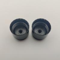 China Black PP 24 410 Disc Top Cap , Screw Lock Bottle Flip Top Lid for sale