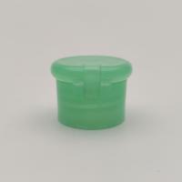 China ISO9001 Green 2.6mm Hole Plastic Flip Top Cap For Soap Bottle for sale